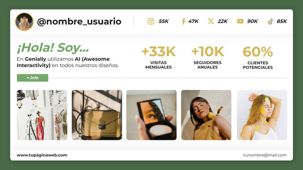 Plantillas de currículum gratis | Genially